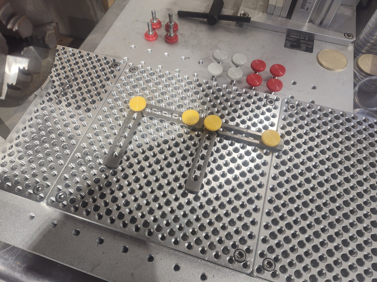 High Density (HD) Laser Fixture Plate for Fiber Laser Beds – Laser Mods